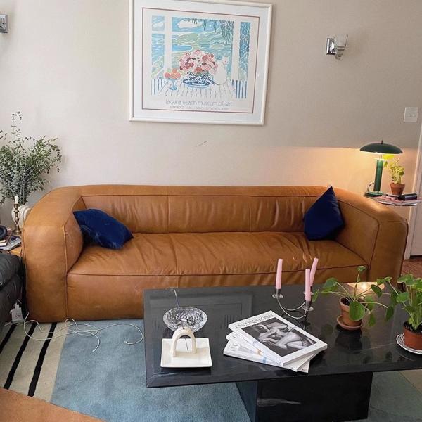 Quality Nordic Latex Technology Fabric Sofa Small Loft Industrial Style Retro Living for sale