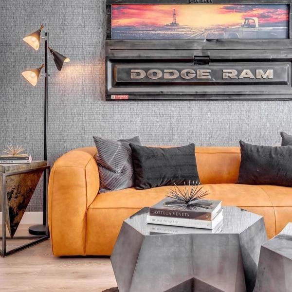 Quality Nordic Latex Technology Fabric Sofa Small Loft Industrial Style Retro Living for sale
