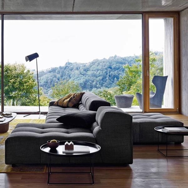 Quality L Shaped Living Room Fabric Sofa Small Apartment Modern Modular Sofa Nordic for sale