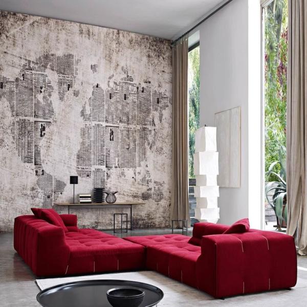 Quality L Shaped Living Room Fabric Sofa Small Apartment Modern Modular Sofa Nordic for sale