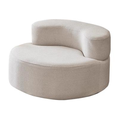 China Small Room Lazy Compression Sofa Balcony Leisure Fabric Single Sofa Modern Style for sale