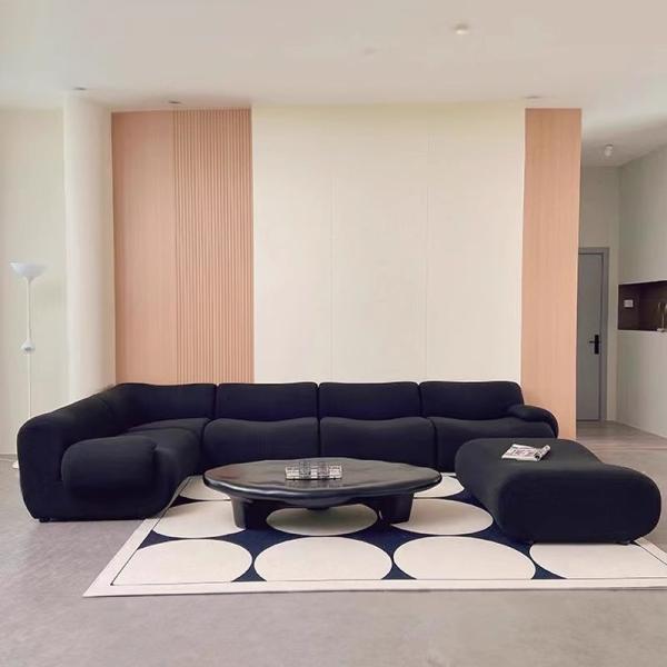Quality Fabric Living Room Compression Sofa Small Folding Retro American Removable Sofa for sale