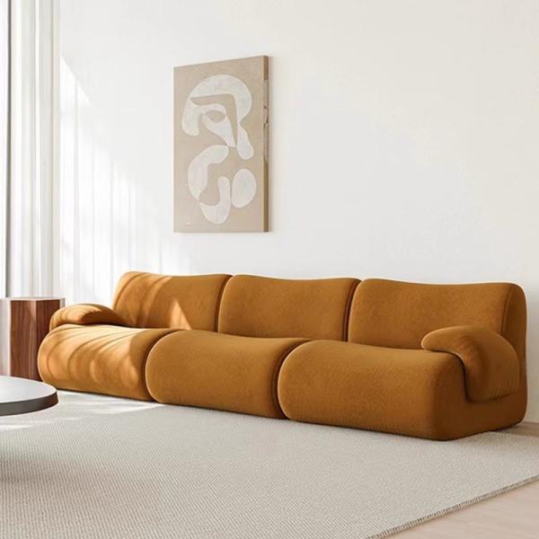 Quality Fabric Living Room Compression Sofa Small Folding Retro American Removable Sofa for sale