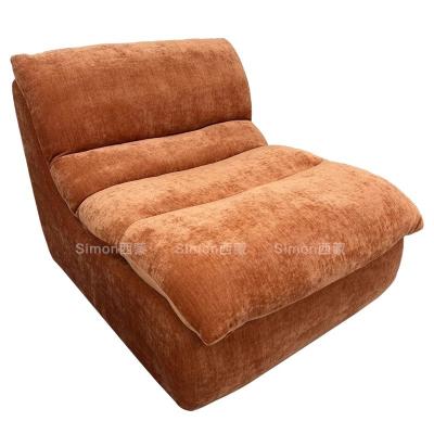 Cina Compressione balcone Singolo Casual Poltrona pigra Coniglio Capelli Divano Sedia Confortevole in vendita