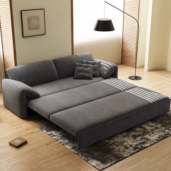 Quality Pull Out Folding Sofa Bed Dual Use Home Living Room Multi Functional Double Size for sale