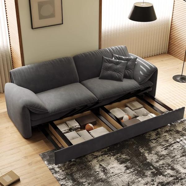 Quality Pull Out Folding Sofa Bed Dual Use Home Living Room Multi Functional Double Size for sale