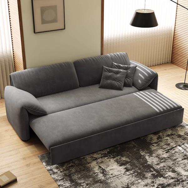 Quality Pull Out Folding Sofa Bed Dual Use Home Living Room Multi Functional Double Size for sale