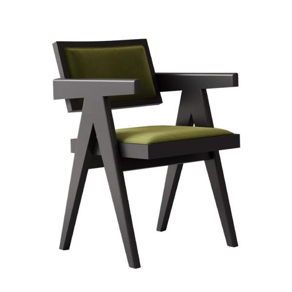 Quality OEM Design Solid Wood Modern Dining Chair Home Dining Room Chair Light Luxury for sale