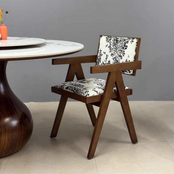 Quality OEM Design Solid Wood Modern Dining Chair Home Dining Room Chair Light Luxury for sale