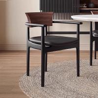 Quality Minimalist Modern Solid Wood Dining Chairs Home Hotel Leisure Ash Wood Backrest for sale