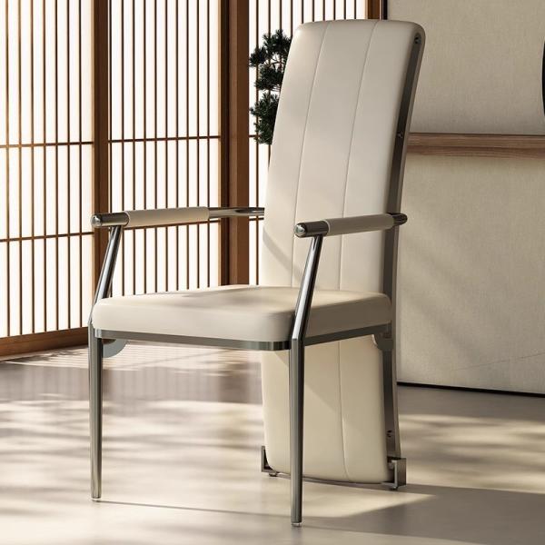 Quality Indoor Italian Type Solid Wood Armrest Chair , Tea Table Master Chair OEM Design for sale