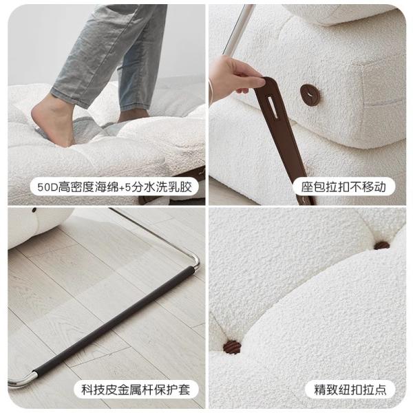 Quality Dual Purpose Living Room Single Sofa Bed Chair Dual Rollaway Lazy Single Couch for sale