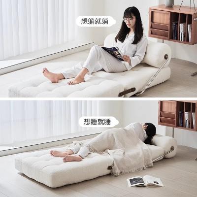 China Modern Lazy Small 1 Person Sofa Chair With Folding Backrest For Lying And Sleeping for sale