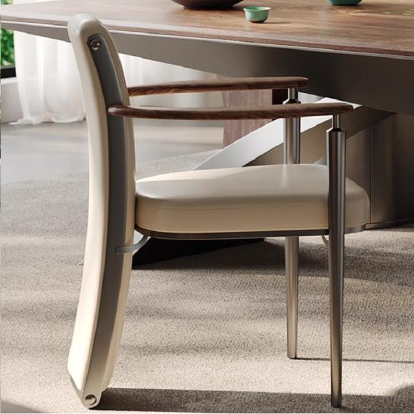 Quality Jersey Island Casual Single Chair Retro Genuine Leather Designer Single Seat for sale