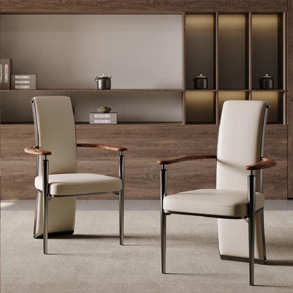 Quality Jersey Island Casual Single Chair Retro Genuine Leather Designer Single Seat for sale