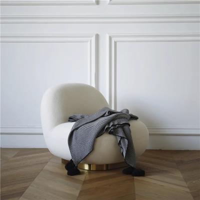 China Roterende kleine wolkensofa voor één persoon, licht luxe individuele sofa stoel, OEM-maat Te koop