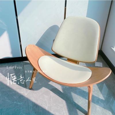 Chine Fauteuil de salon Balcon Nordic Smile Shell 1 place Dossier Design Moderne à vendre