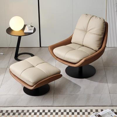 Chine Chaise de lit en cuir rétro décontracté chaise de salon de style moderne de luxe à vendre