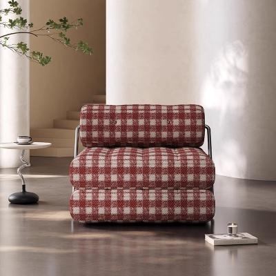 China Target Tofu Block Folding Sofa Bed Dual Purpose Single Seat Living Room Lounge Chair for sale
