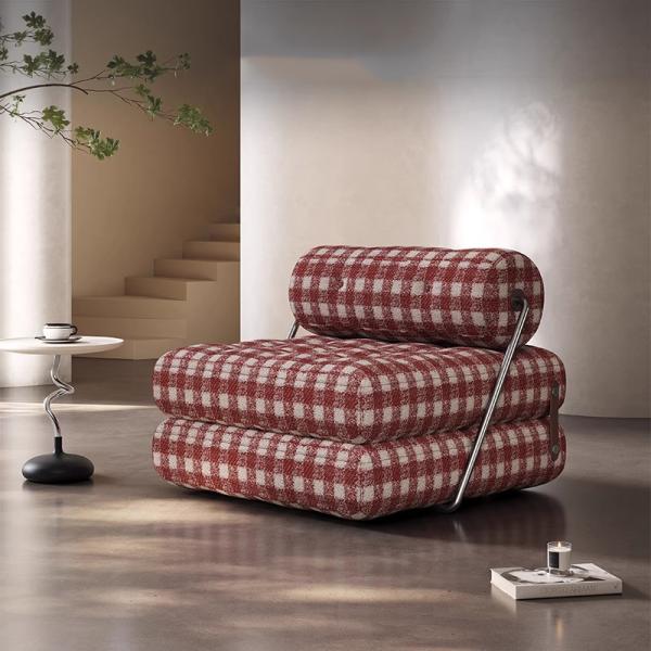 Quality Target Tofu Block Folding Sofa Bed Dual Purpose Single Seat Living Room Lounge Chair for sale