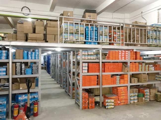 Warehouse storage area