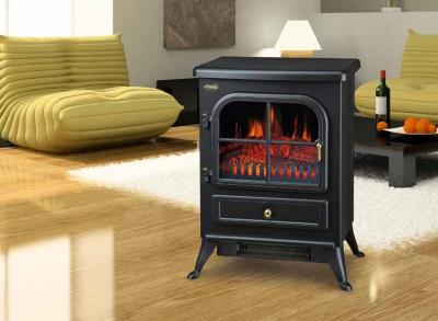 China efecto BARATO de la llama del registro del marco de la chimenea del calentador del mini de la estufa ND-18D1P electrica eléctrico eléctrico plástico del chimenea en venta