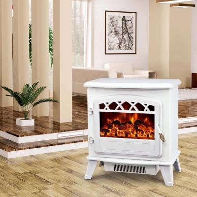 China calentador interior barato eléctrico del calentador de sitio de la estufa ND-181ML de la chimenea del calentador del registro de la llama de la antigüedad ardiente eléctrica del efecto en venta