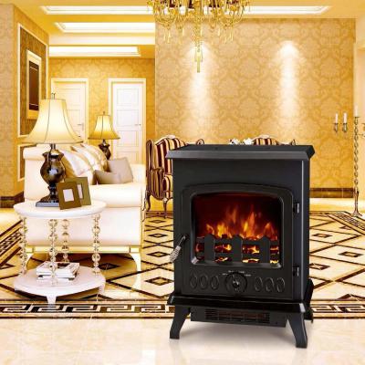 China calentador interior barato eléctrico del calentador de sitio de la estufa ND-188 de la chimenea del calentador del registro LED de la llama de la antigüedad ardiente eléctrica del efecto en venta