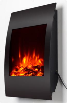 China La chimenea eléctrica WF-1317 curvó el registro real www.knsing.com de la llama montada en la pared derecha del LED en venta