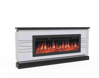 China 2 sides electric fireplace LED patented flame effect double face fire en venta