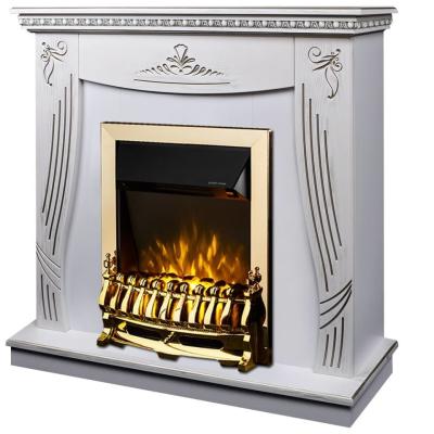 Китай insert or freestanding electric fireplace Heater stove NDY-19CR chimenea remote control Silver  golden color room heater продается