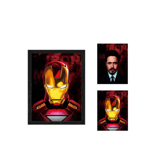 Quality Anime Lenticular Marvel Posters 2 Characters Changing Pictures Manga 3D Flip for sale