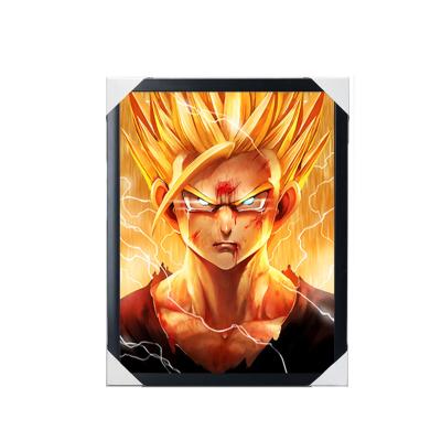 Cina Comic giapponese Dragon Ball One Piece Demon Slayer Bleach Stampa 3D Anime Immagini appese Decorazione murale Scroll Poster in vendita