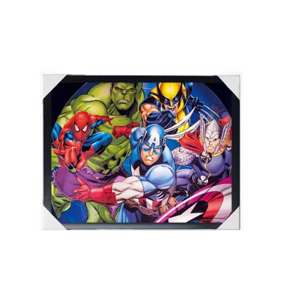 Quality Wholesale Anime 3D Poster Marvel 3D Lenticular Poster Wall Decor 3D Print for sale