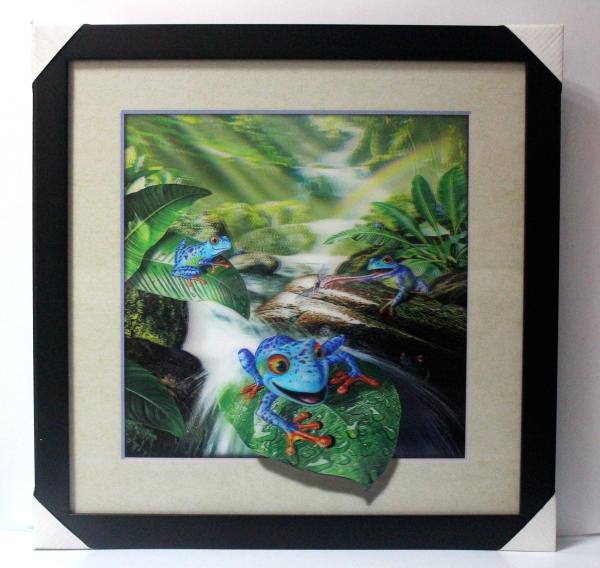 Quality 40 X 40cm 3D Lenticular Flip Picture Wholesale /Custom Lenticular Printing 3D Poster 3D Lenticular Photo with Animal for sale