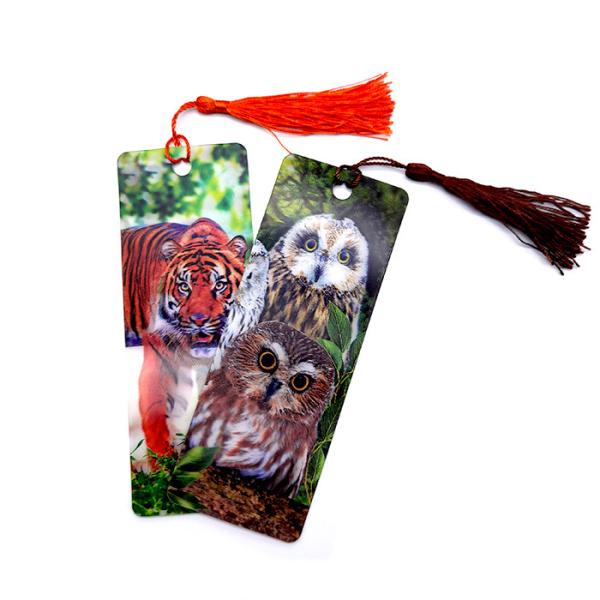 Quality Three-Dimensional Lenticular Bookmark Advanced 3D Hologram Marker for sale