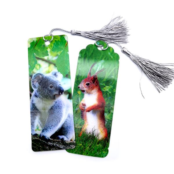 Quality Three-Dimensional Lenticular Bookmark Advanced 3D Hologram Marker for sale