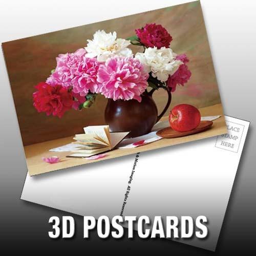 Quality Van Gogh's Sunflowers 3D Lenticular Postcards For Museum Art Gallery for sale