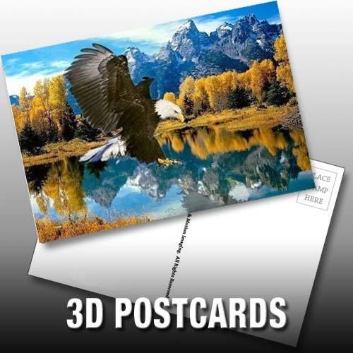 Quality Negotiation Status read failed 3D Lenticular Postcards for Market for sale
