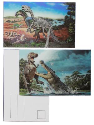 Cina Regali per bambini Dinosauro Cartolina 3D Animazione Immagine 3D Cartolina Cartoline in movimento in vendita