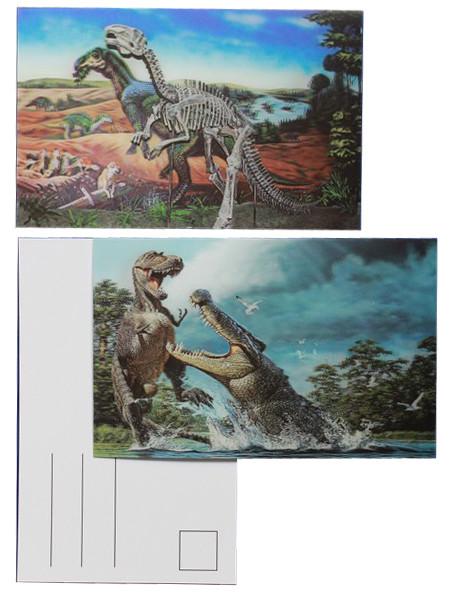 Quality Kids Gifts Dinosaur card 3d Animation Picture 3D Postcard Moving Cards for sale