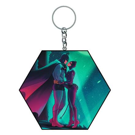 Quality Custom DIY Animation Character Double Sided Acrylic Keychain Stainless Steel with UV Printing 6-Color Print Method for sale