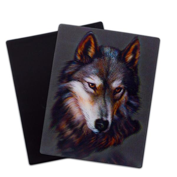 Quality Wolf Owl Wild Animals 3D Magnets Lenticular 3D Refrigerator Magnet For Tourist for sale