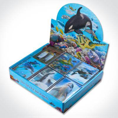 中国 A5 A4 スタンダード 安い 3D ノートブック カスタマイズ可能な 3D 可愛い パンダ日記ノートブック 販売のため