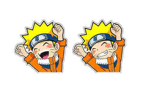 Quality Motion Laptop 3D Sticker Anime Waterproof Decal Anime Motion Stickers for for sale