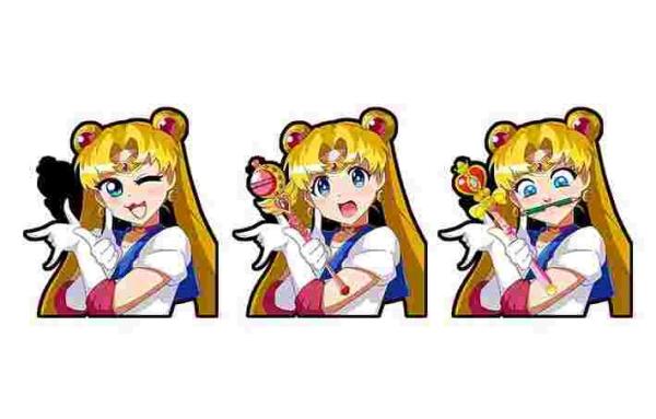 Quality Cute Anime Girl Sticker Demon Slayer Kimetsu No Yaiba Anime Motion Sticker Waterproof Decals for Cars for sale