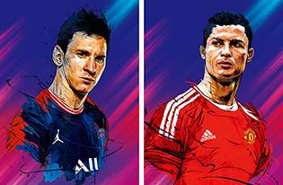 Cina DGZ Naruto Messi Ronaldo Sport 3d Flip Motion Lenticolare Anime Poster 40*60cm in vendita