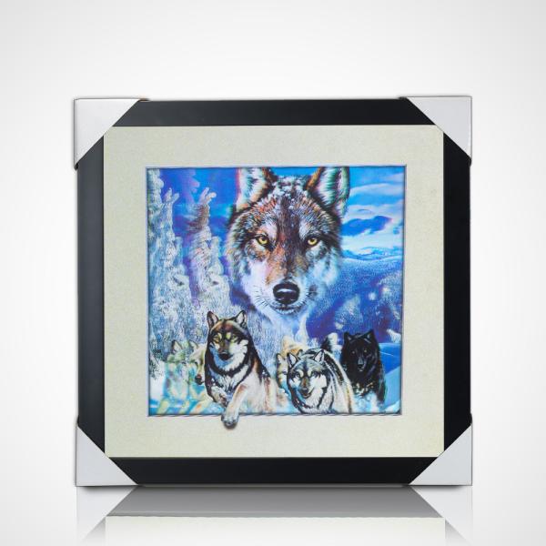 Quality Wild Animal Images Lenticular Poster Printing 3D Deep Effect Advertisement for sale