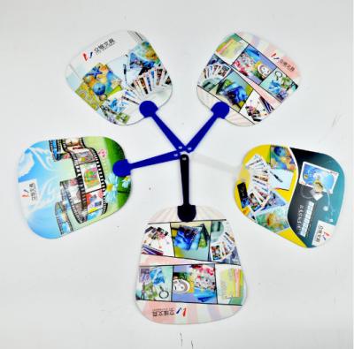 China Custom Beautiful Designs 3D Lenticular Hand fan Plastic PET 3D Promotional Hand fans Cartoon 3D lenticular fans for sale