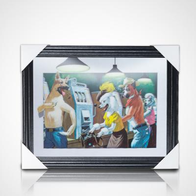 Κίνα Προσαρμοσμένη εκτύπωση 3D Dragon Ball Movie Poster Flip 3D Animation 3D Picture με μαύρο πλαίσιο Ενσωματωμένο θέμα τέχνης προς πώληση